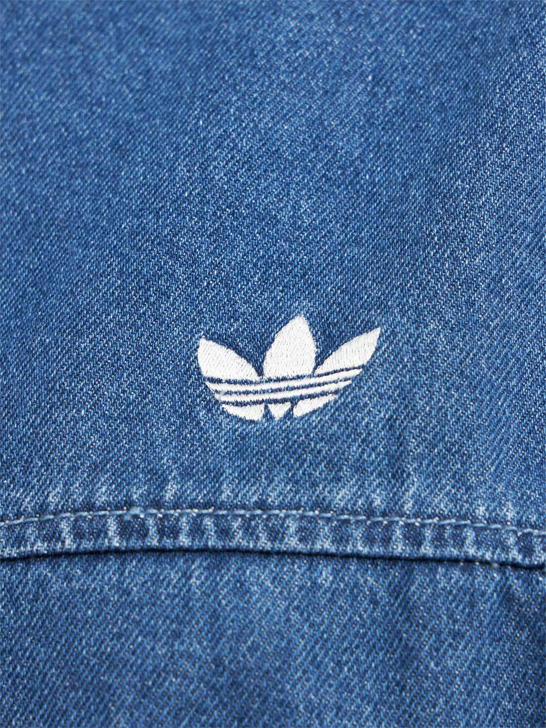 ADIDAS ORIGINALS Oversized Denim Track Top adidas Originals