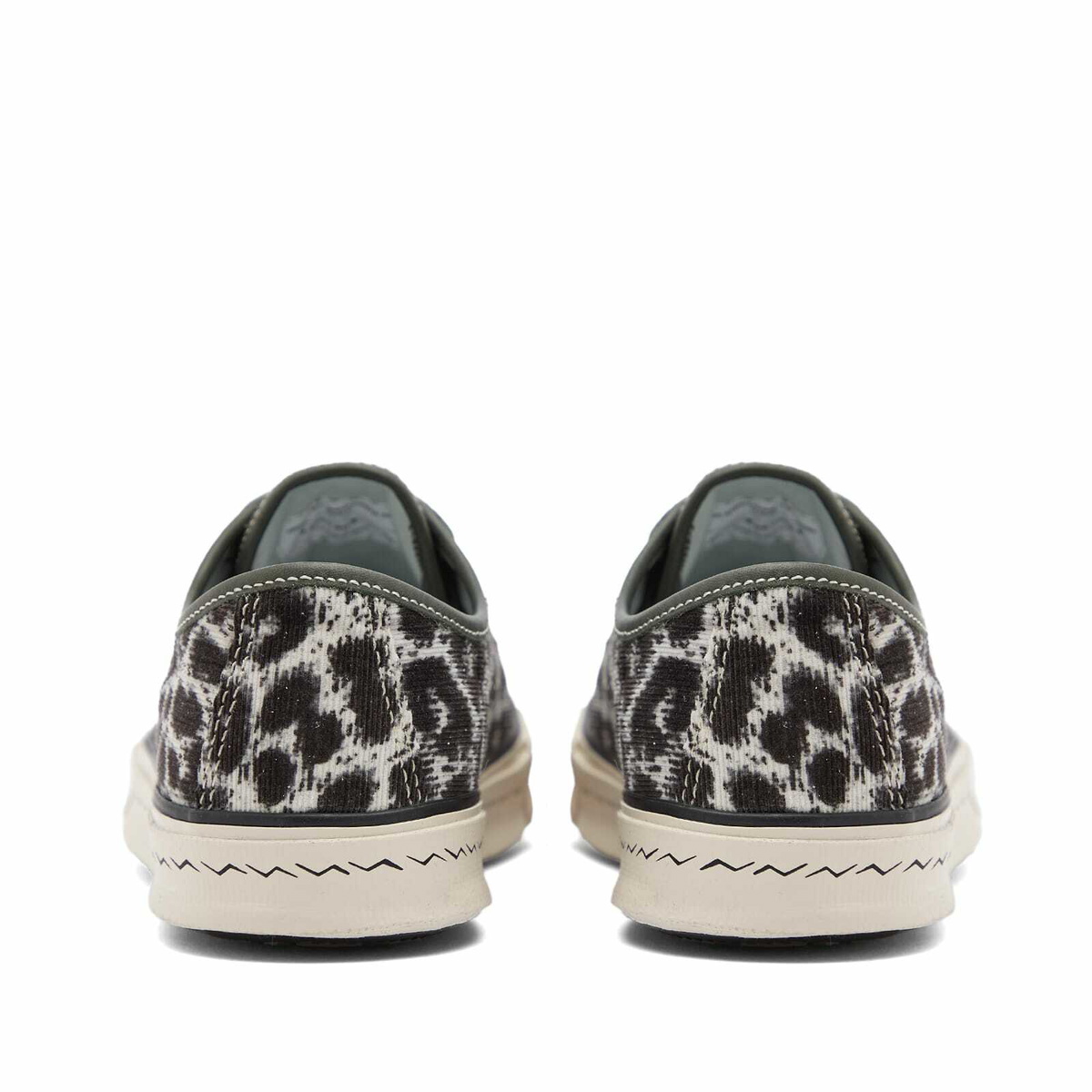 Visvim Women's Skaway Lo Leopard Sneakers in Grey Visvim
