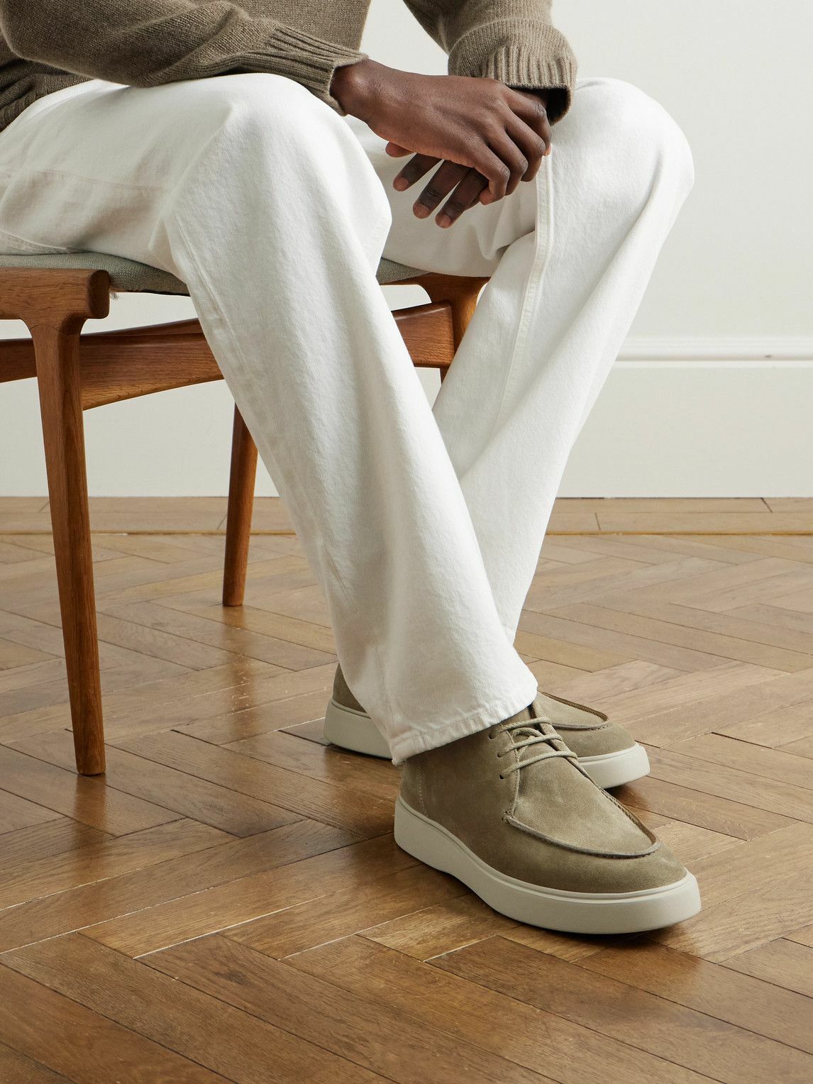 Officine Creative - Frame 002 Suede Chukka Boots - Neutrals Officine ...