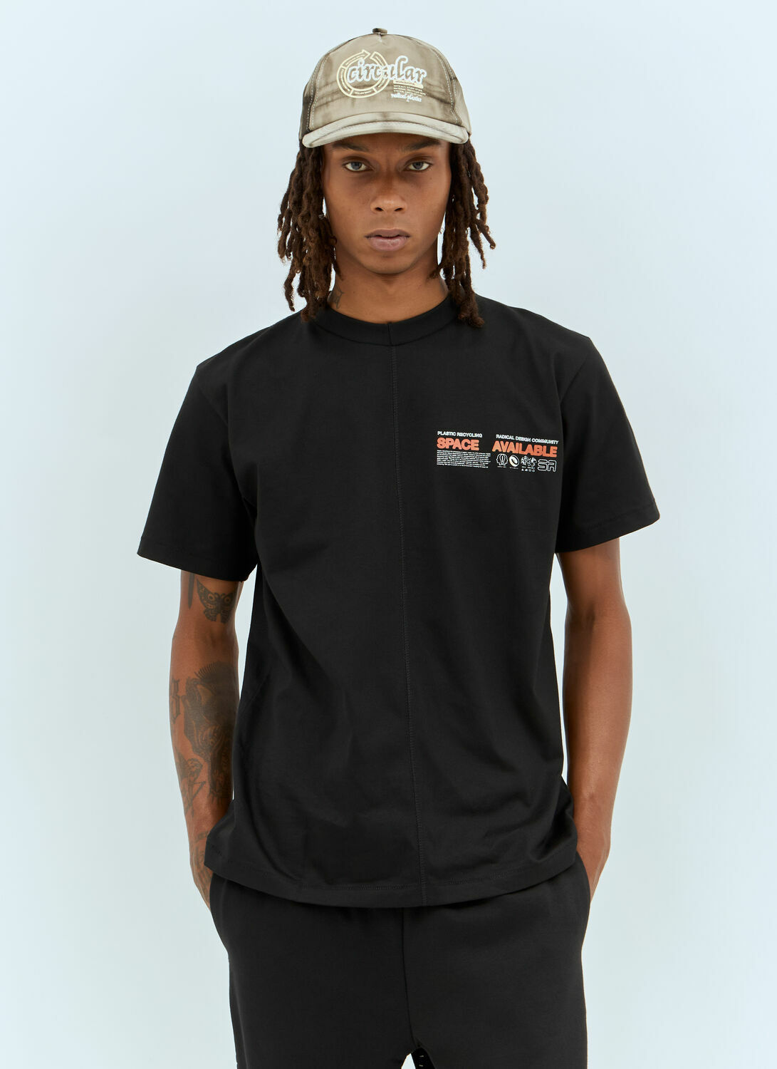 Space Available Artisan Circular Design Baseball Cap Space Available