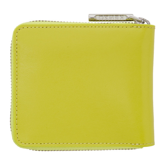 Kenzo Yellow Square Eye Wallet Kenzo