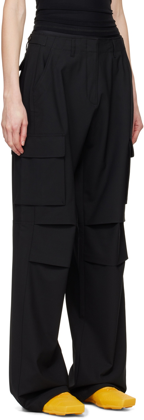 Coperni Black Tailored Cargo Pants Coperni