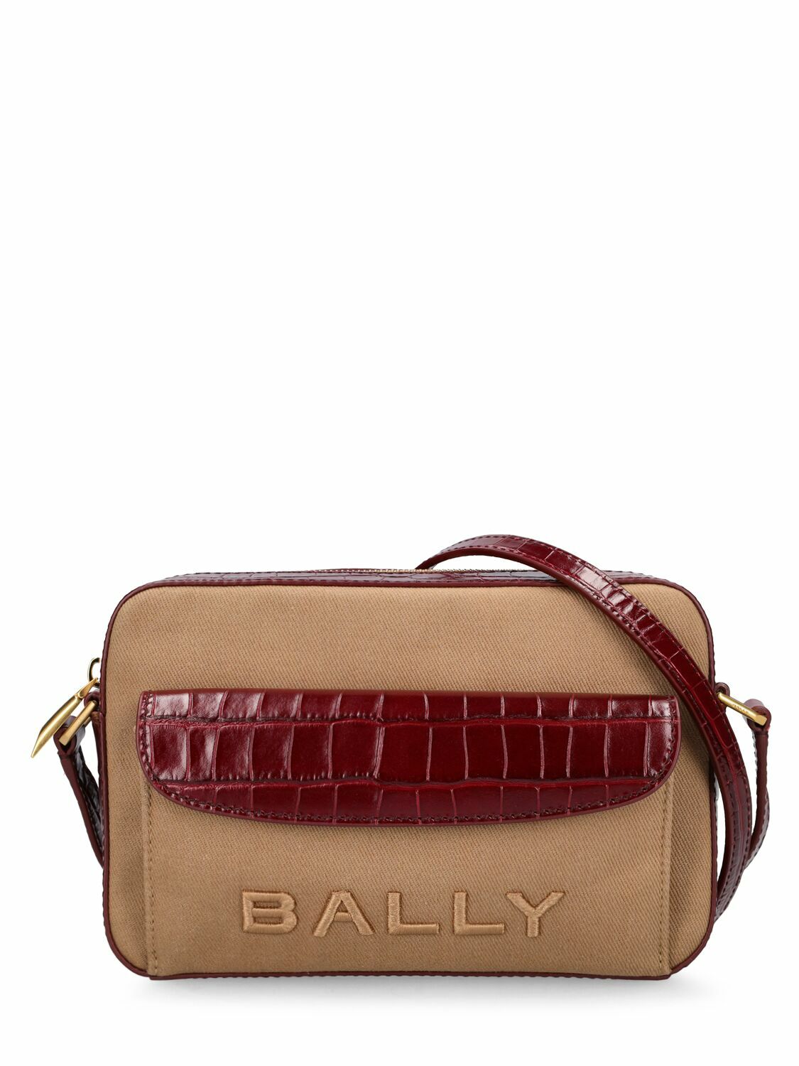 BALLY - Bar Daniel Embossed Leather Bag Bally