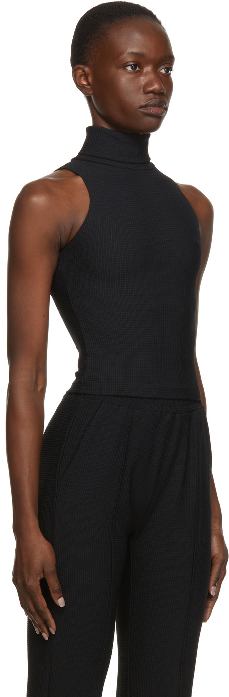 Gil Rodriguez Black Waffle Collette Turtleneck Gil Rodriguez