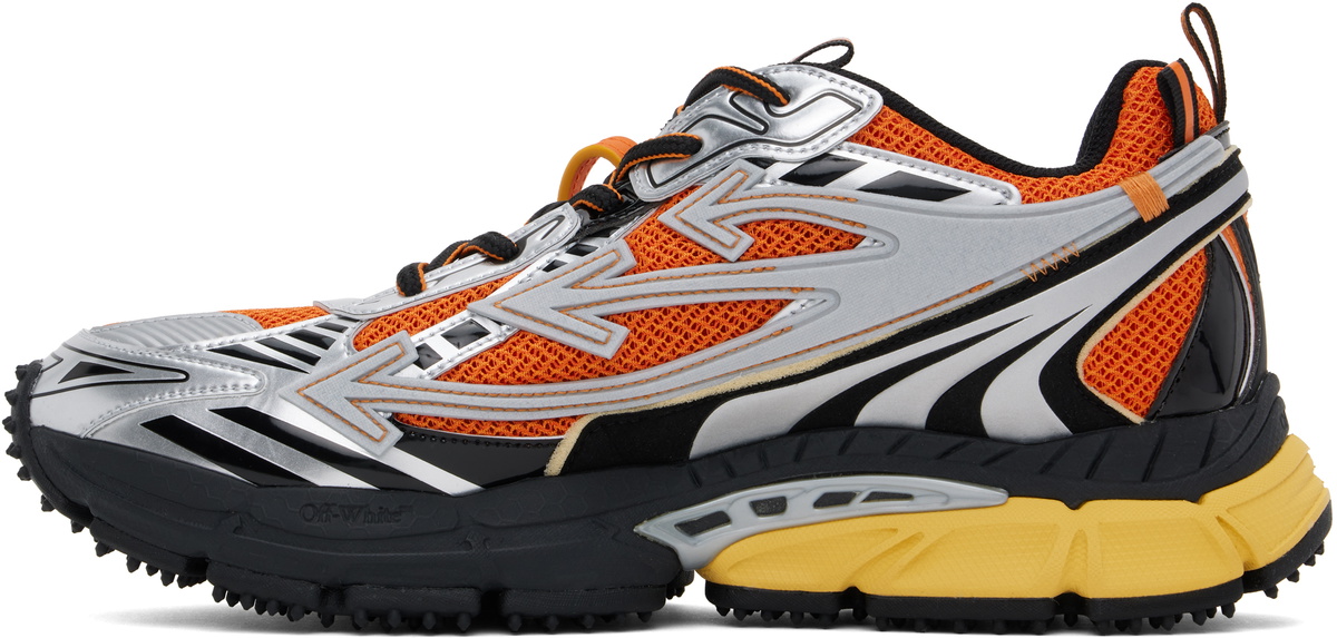 Off-White Orange & Silver Be Right Back Sneakers Off-White