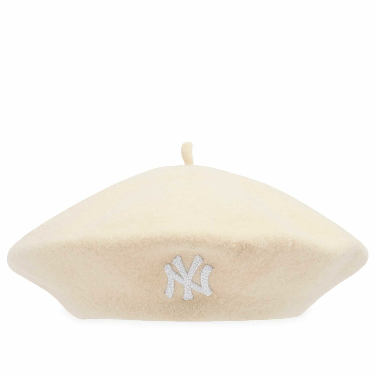 New Era New York Yankees Wool Beret in Natural New Era Cap