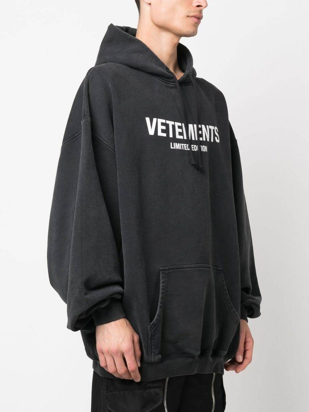 VETEMENTS - Logo Cotton Hoodie Vetements