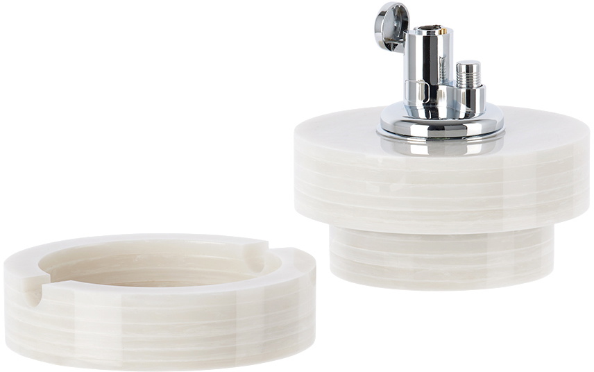 Edie Parker White Tabletop Lighter