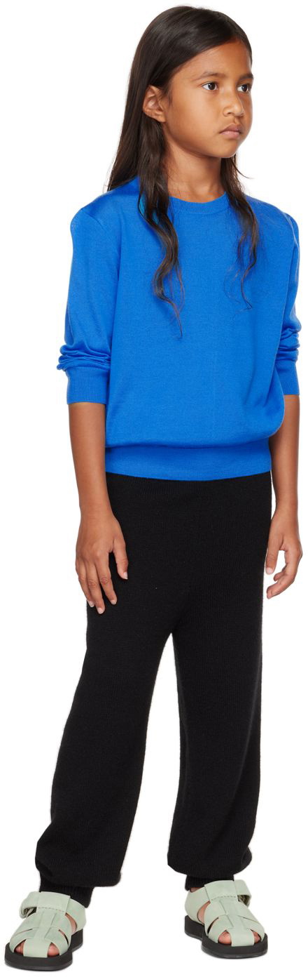 The Row Kids Blue Dewey Sweater The Row