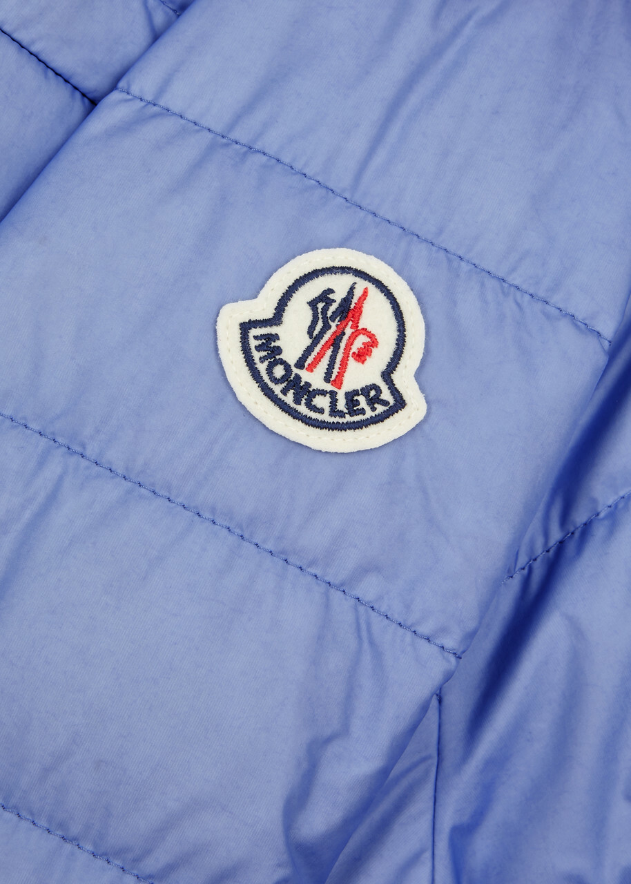 Moncler Pulao Quilted Shell Jacket Light Blue Moncler