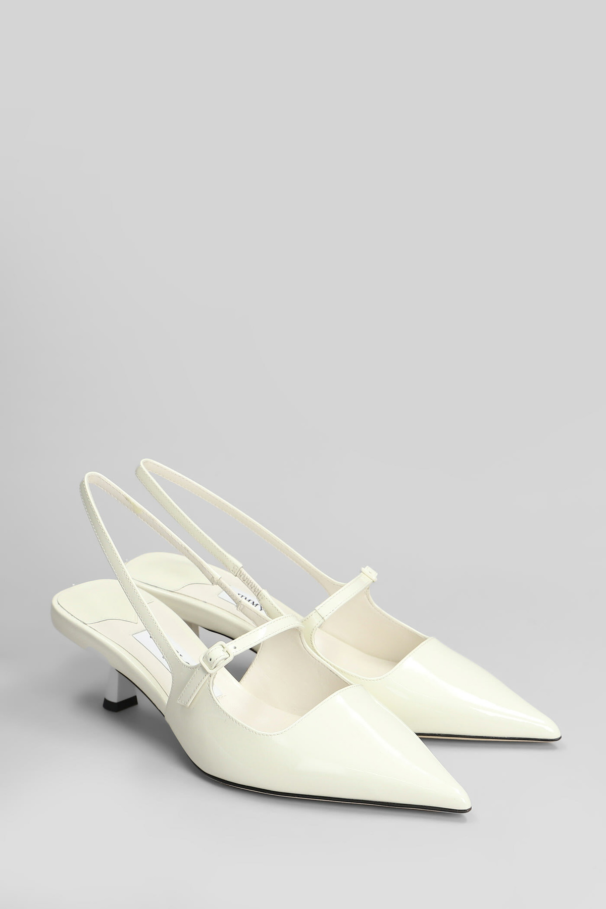 Jimmy Choo Didi 45 Pumps In Beige Patent Leather Jimmy Choo