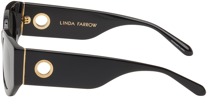LINDA FARROW Black Debbie Sunglasses Linda Farrow Luxe