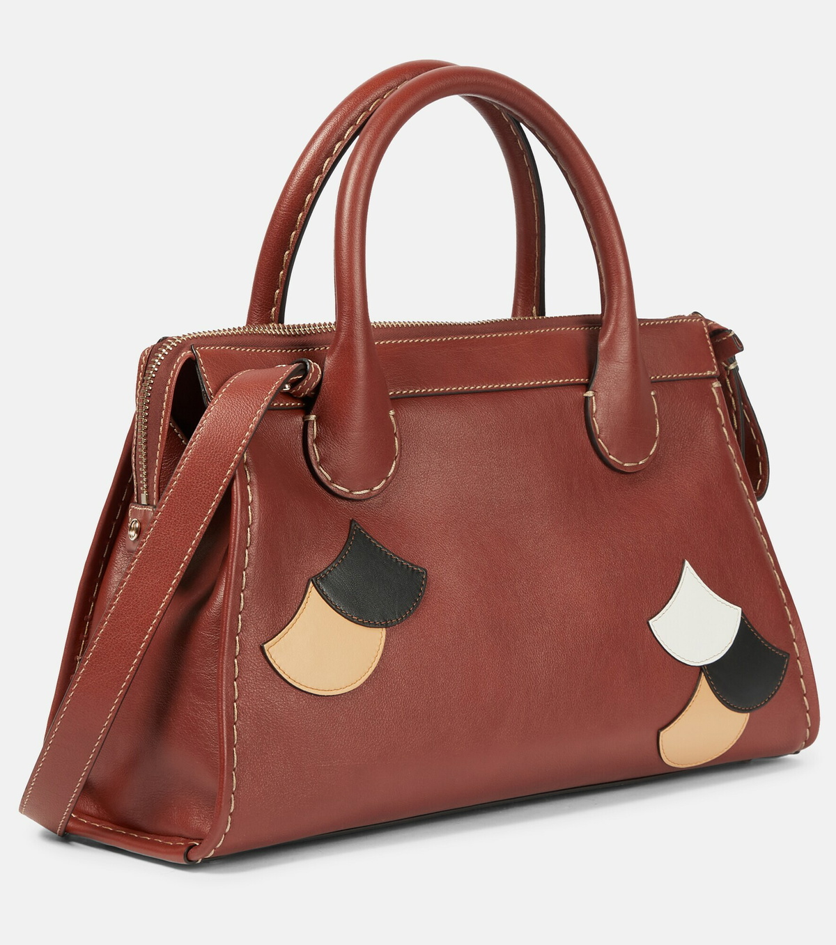 Chloe - Edith Scalloped Medium leather tote Chloe