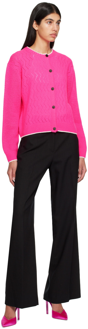 MSGM Pink Button Cardigan MSGM