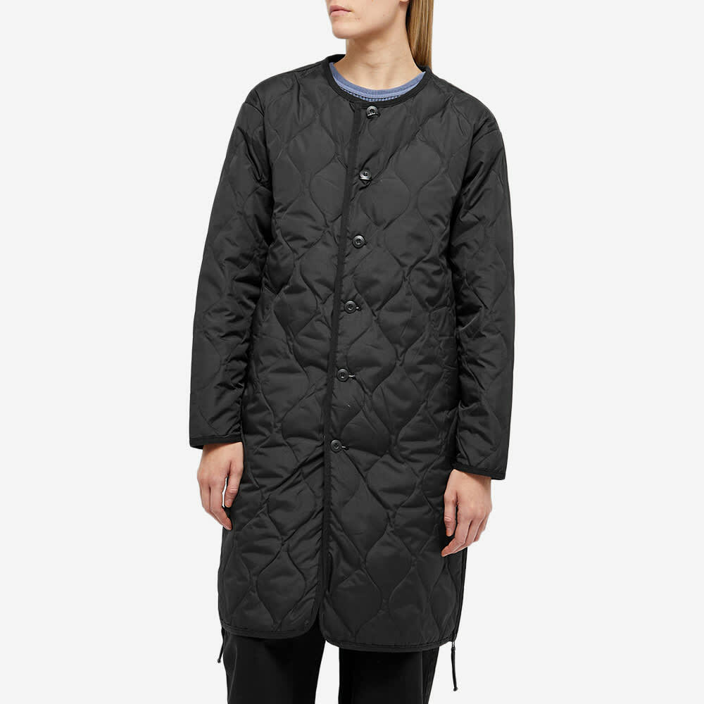 Taion Women's Crew Down Coat in Black Taion Extra