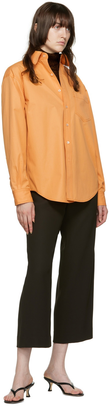Maiden Name SSENSE Exclusive Orange Andy Shirt Maiden Name
