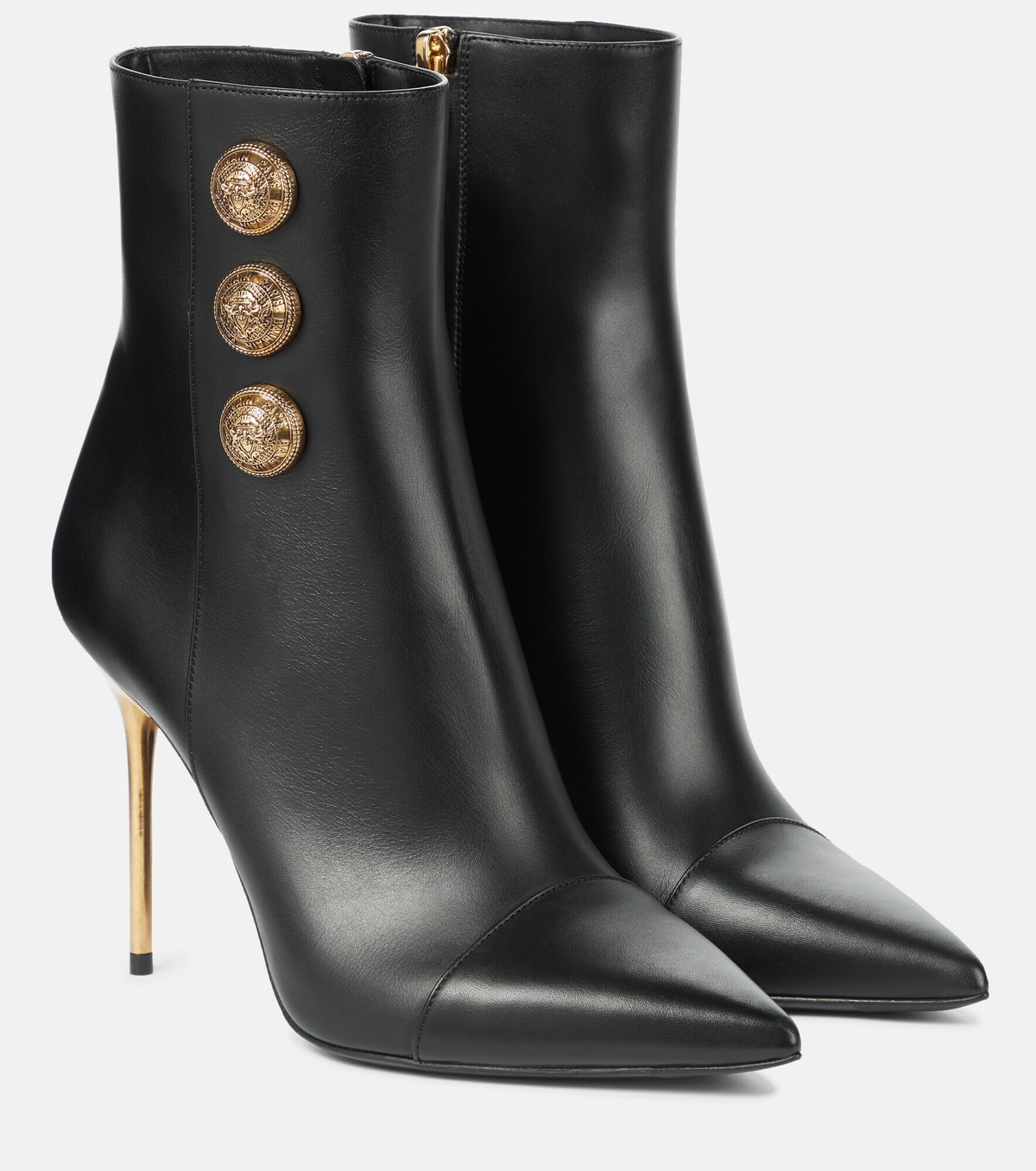 Balmain - Roni leather ankle boots Balmain