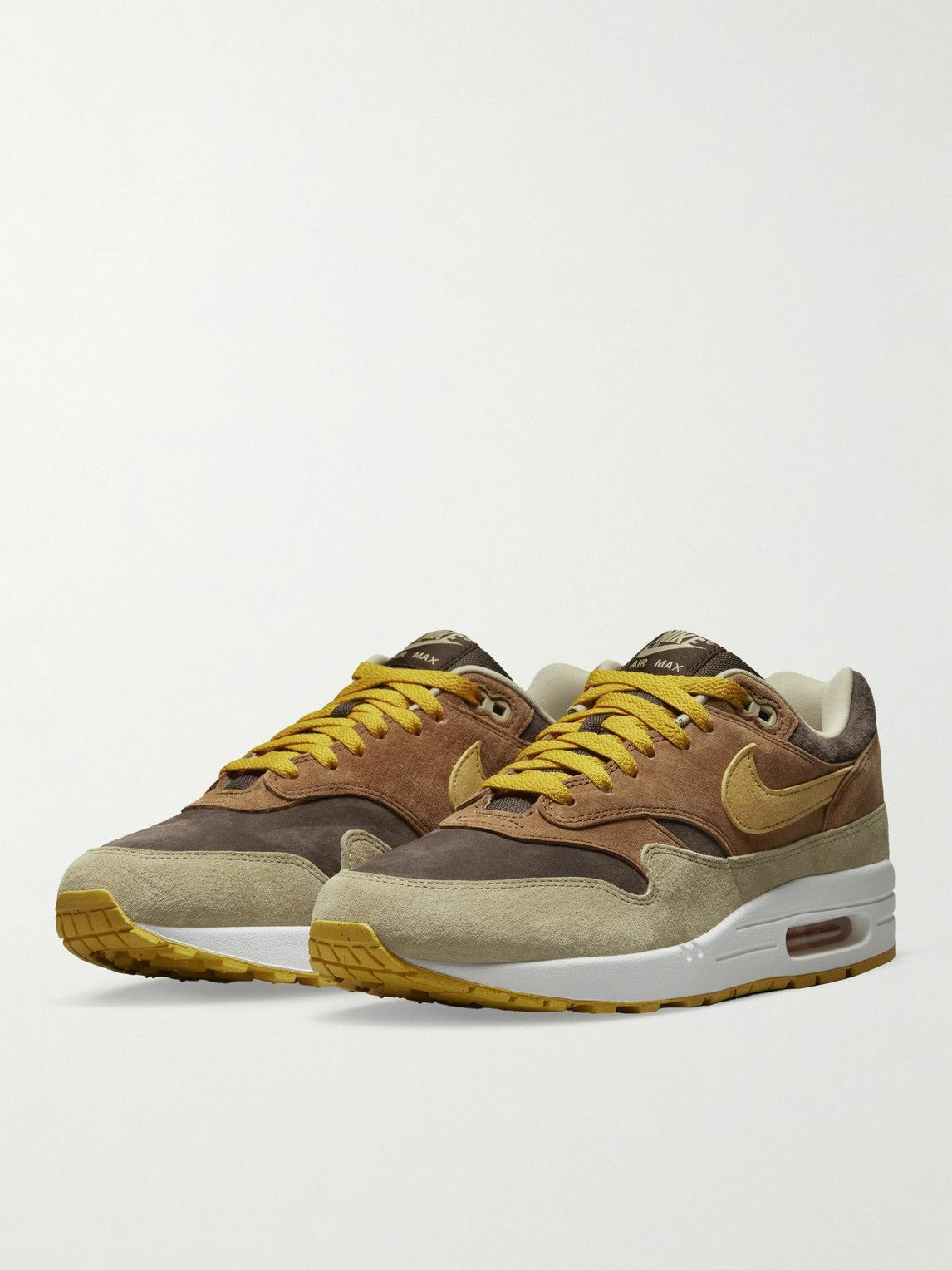 Nike - Air Max 1 Suede Sneakers - Brown Nike