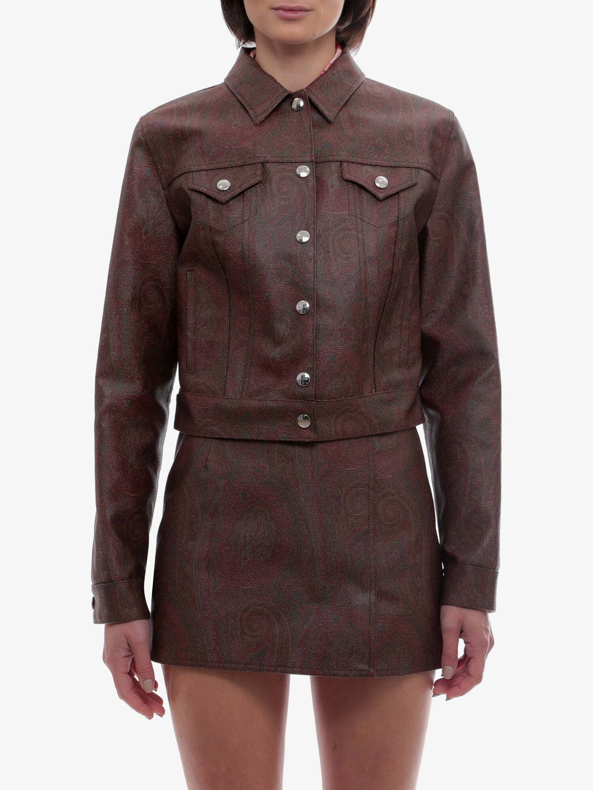 Etro Jacket Brown Womens Etro