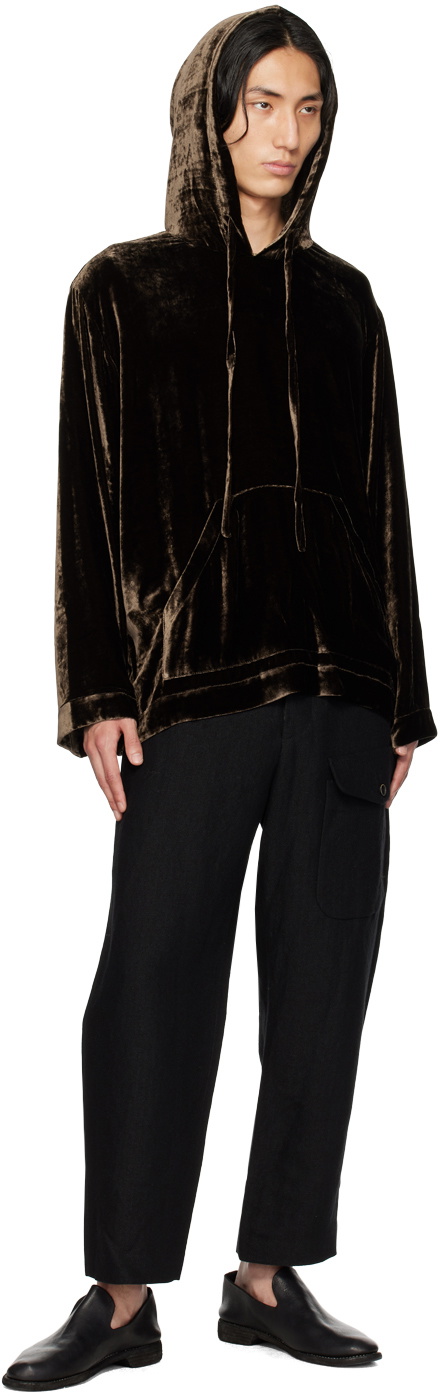 UMA WANG Brown Taveon Hoodie Uma Wang