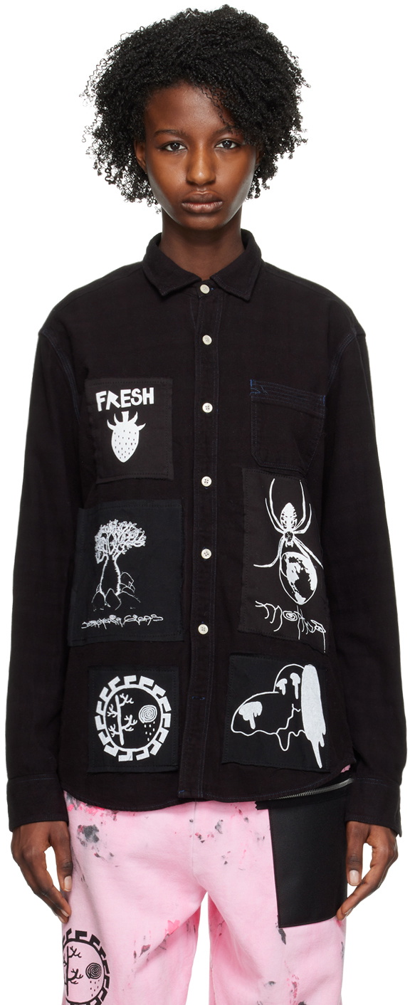 WESTFALL Black Patch Shirt