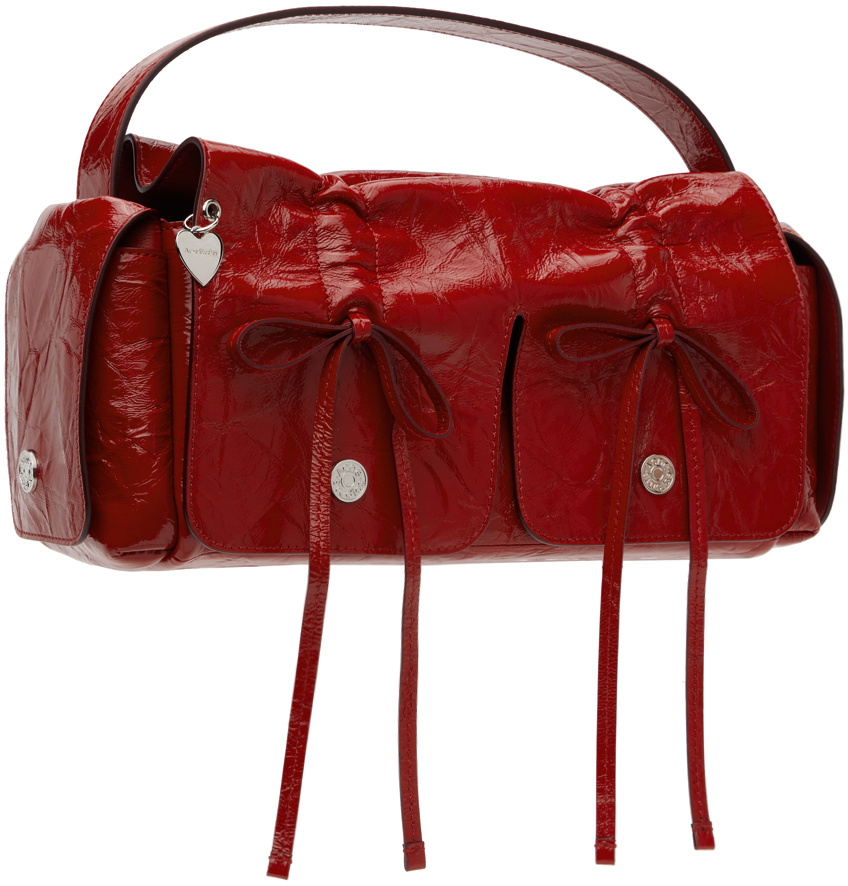 Acne Studios Red Multipocket Bag Acne Studios
