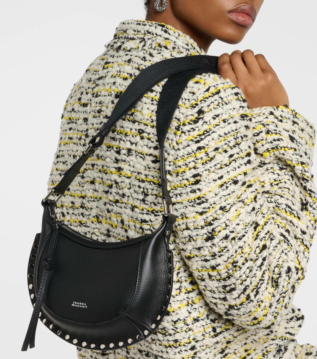 Isabel Marant Oskan Moon Mini leather shoulder bag Isabel Marant