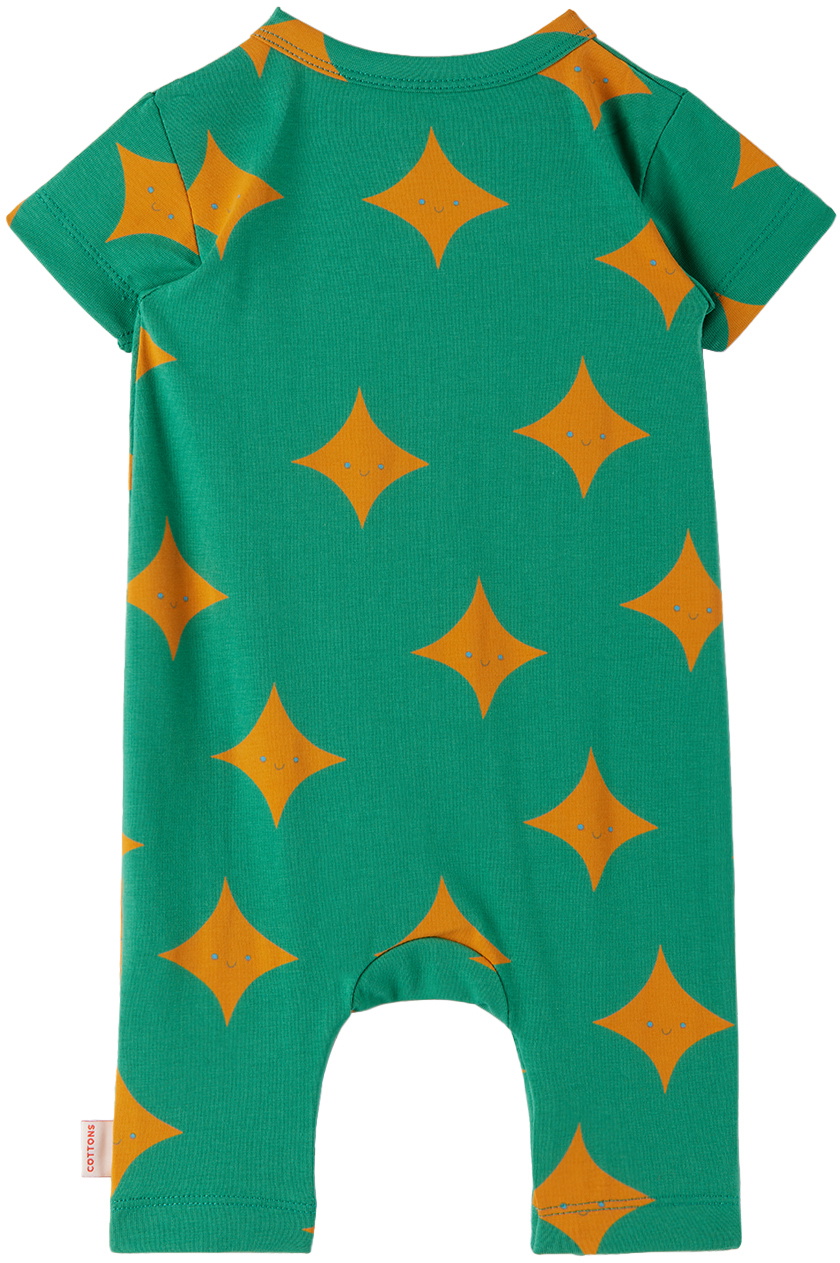 TINYCOTTONS Baby Green Sparkle Jumpsuit TINYCOTTONS