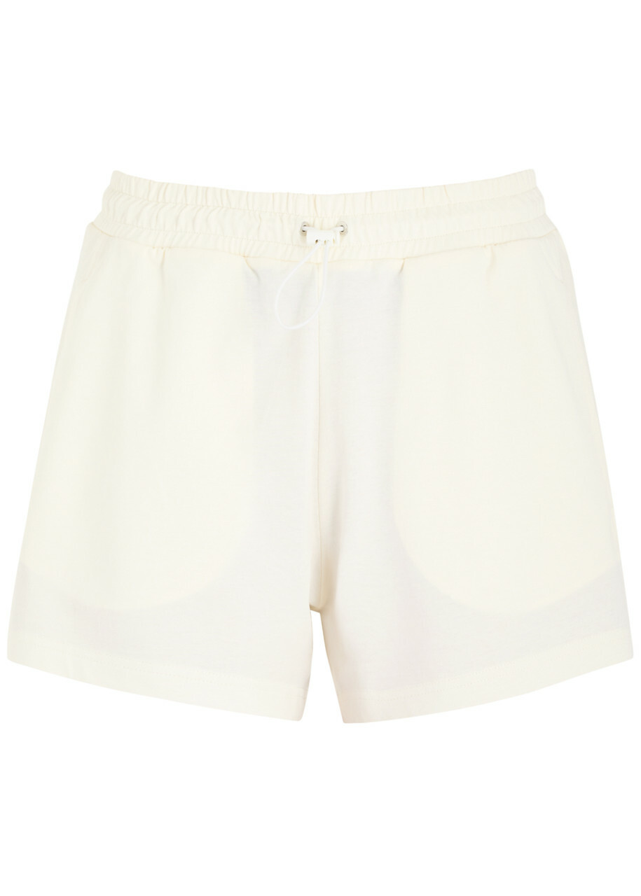 Moncler Panelled Cotton Shorts Ivory Moncler