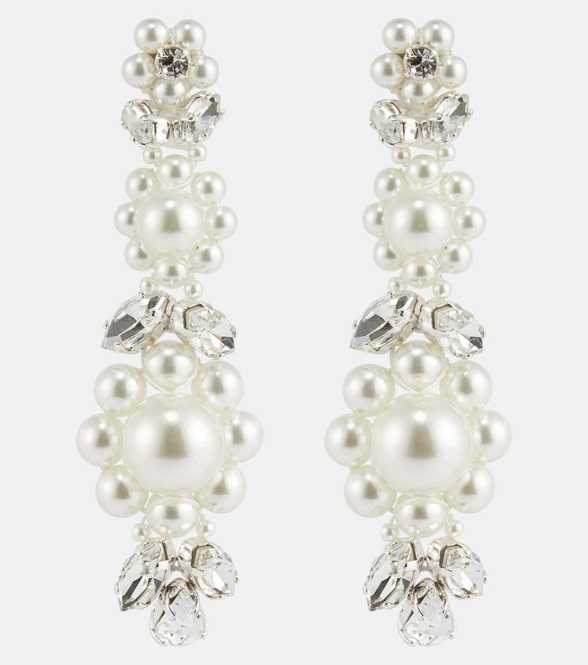 Simone Rocha - Embellished faux pearl earrings Simone Rocha