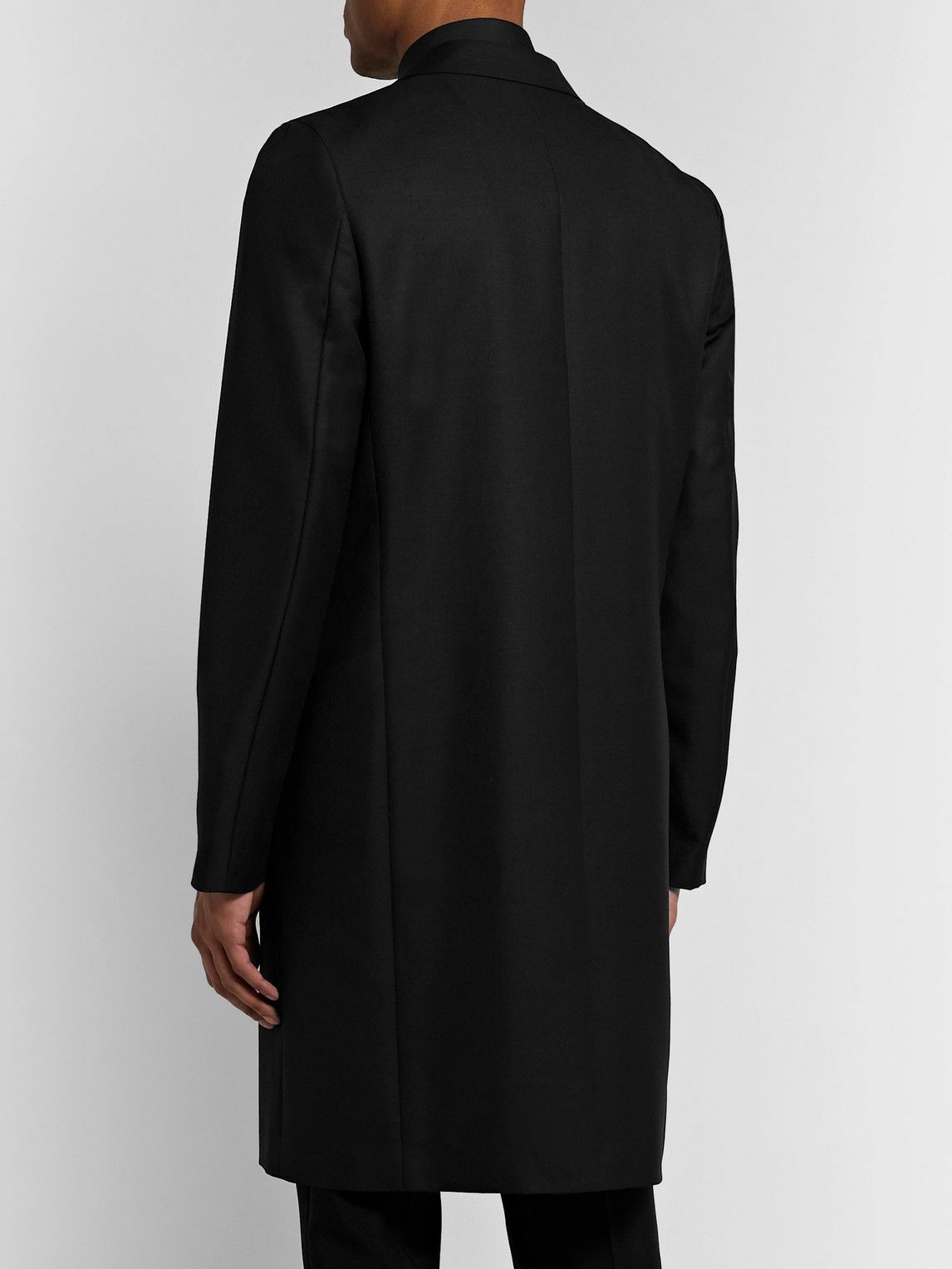 The Row - Jonathan Wool and Mohair-Blend Twill Coat - Black The Row