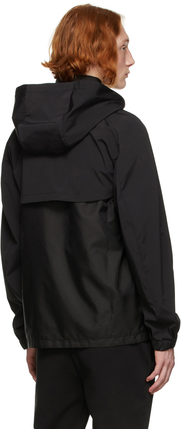 Hugo Black Hybrid Windbreaker Jacket Hugo Boss