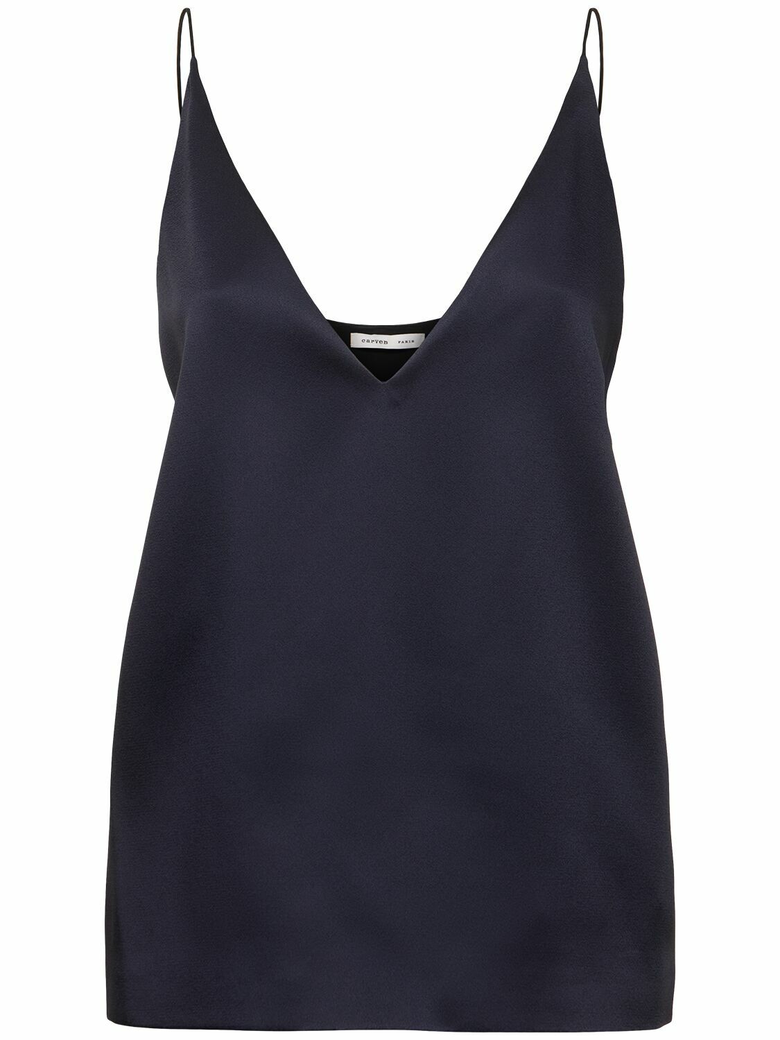 CARVEN Satin Camisole Top Carven