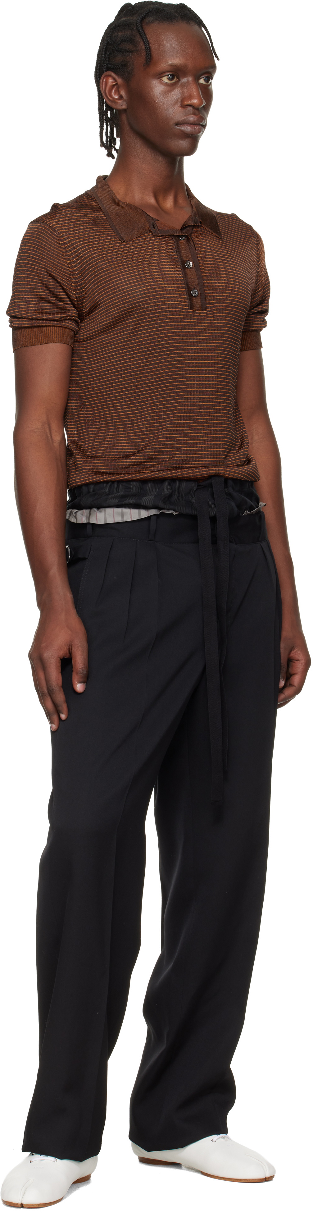 Maison Margiela White Tabi Jazz Lace-up Derbys Maison Margiela