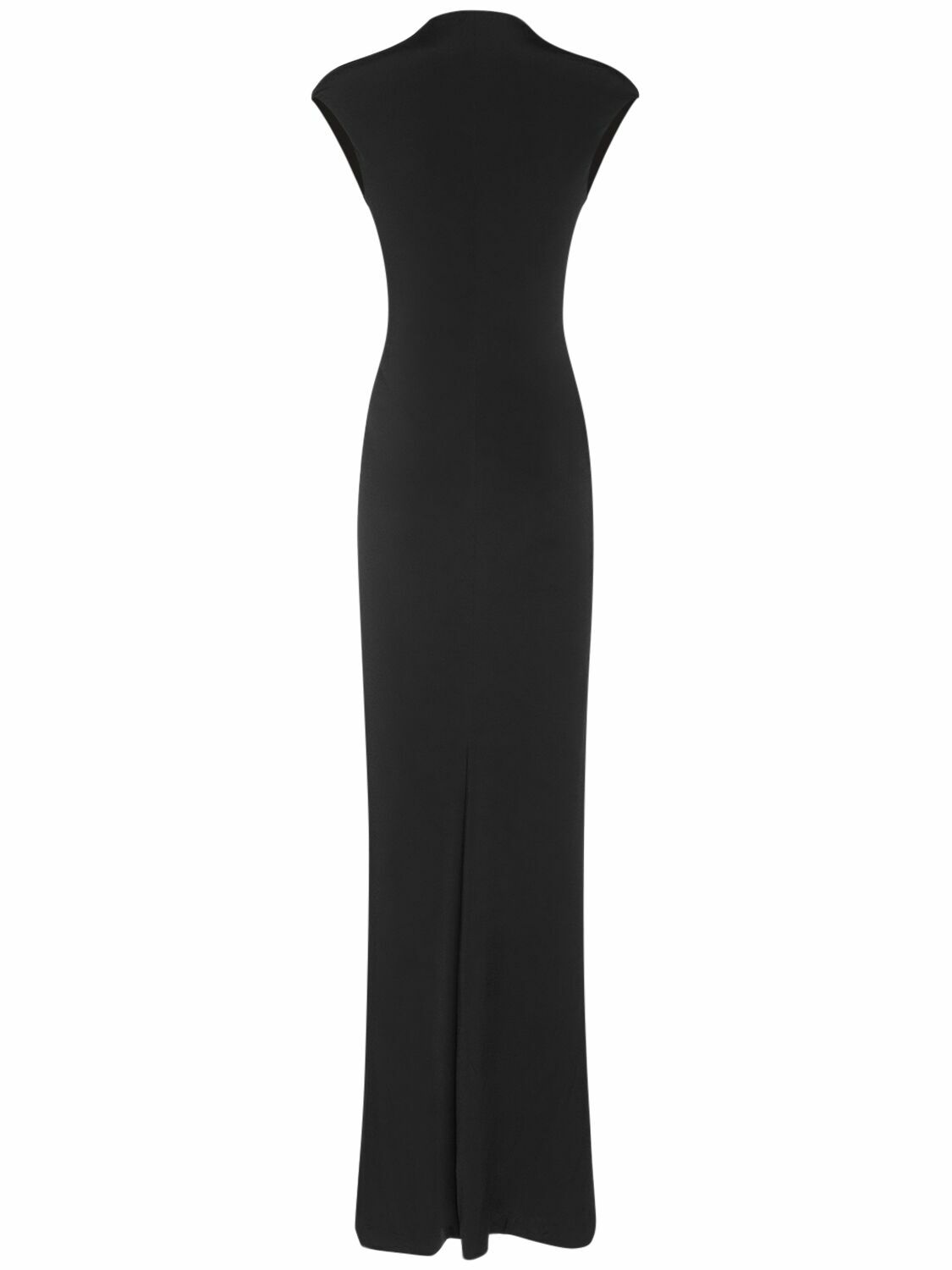 TOM FORD Stretch Sable Jersey Draped Long Dress TOM FORD
