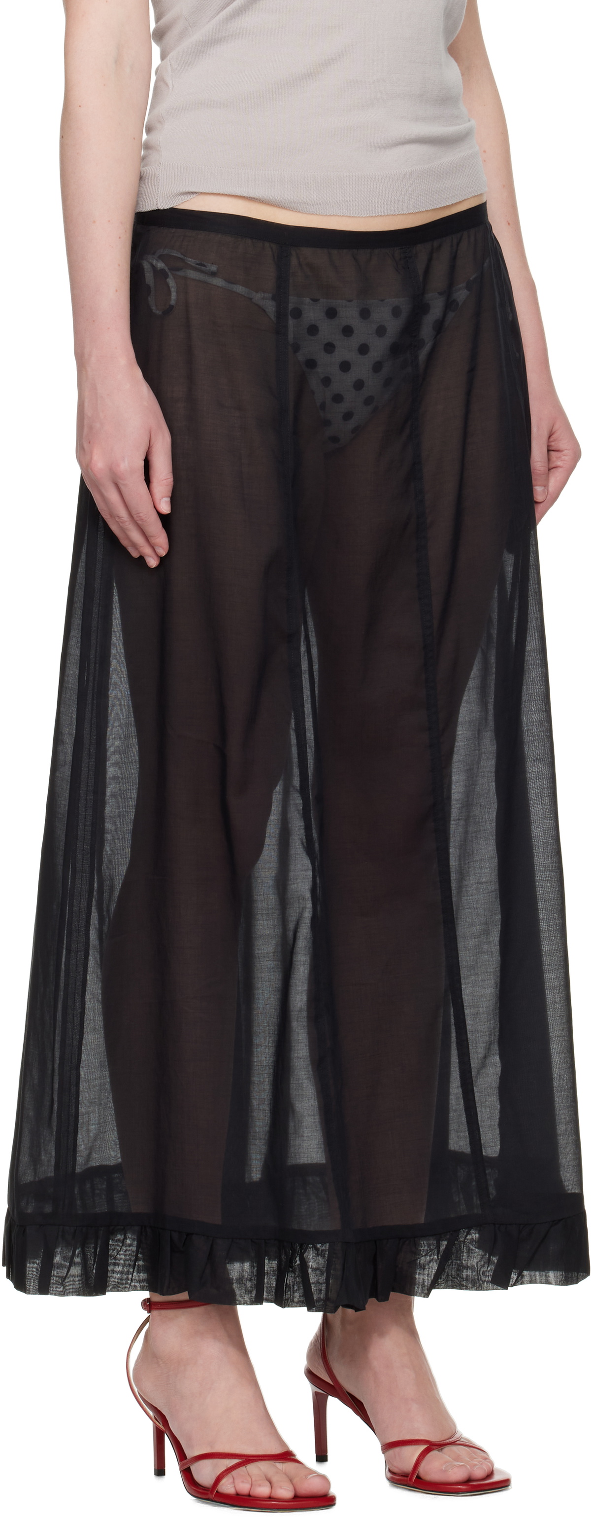 Paloma Wool Black Andolini Maxi Skirt Paloma Wool