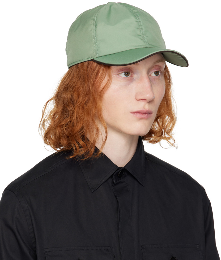 ZEGNA Green Technical Fabric Baseball Cap Zegna