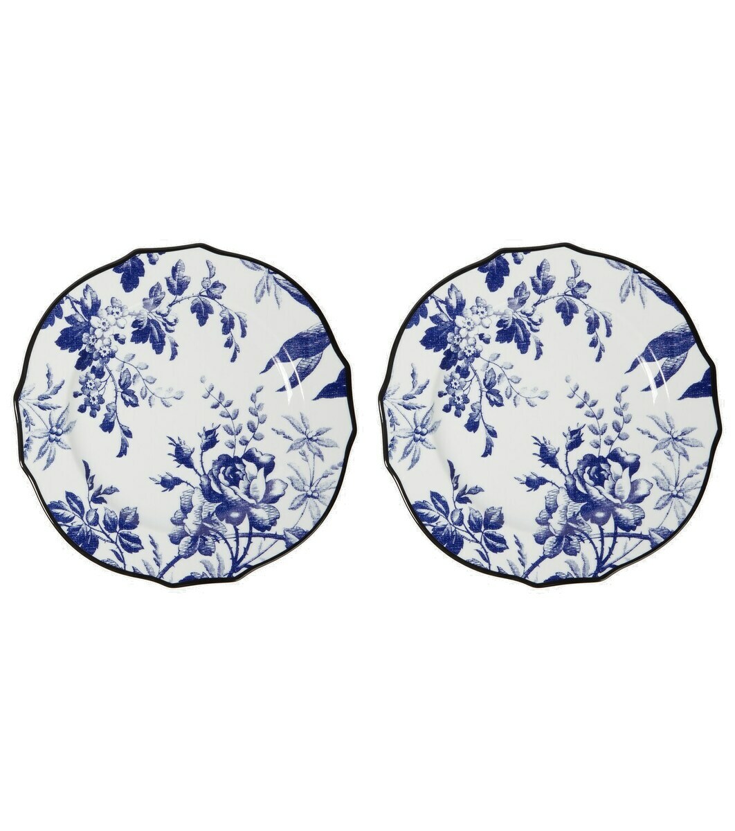 Gucci Herbarium set of 2 dessert plates Gucci