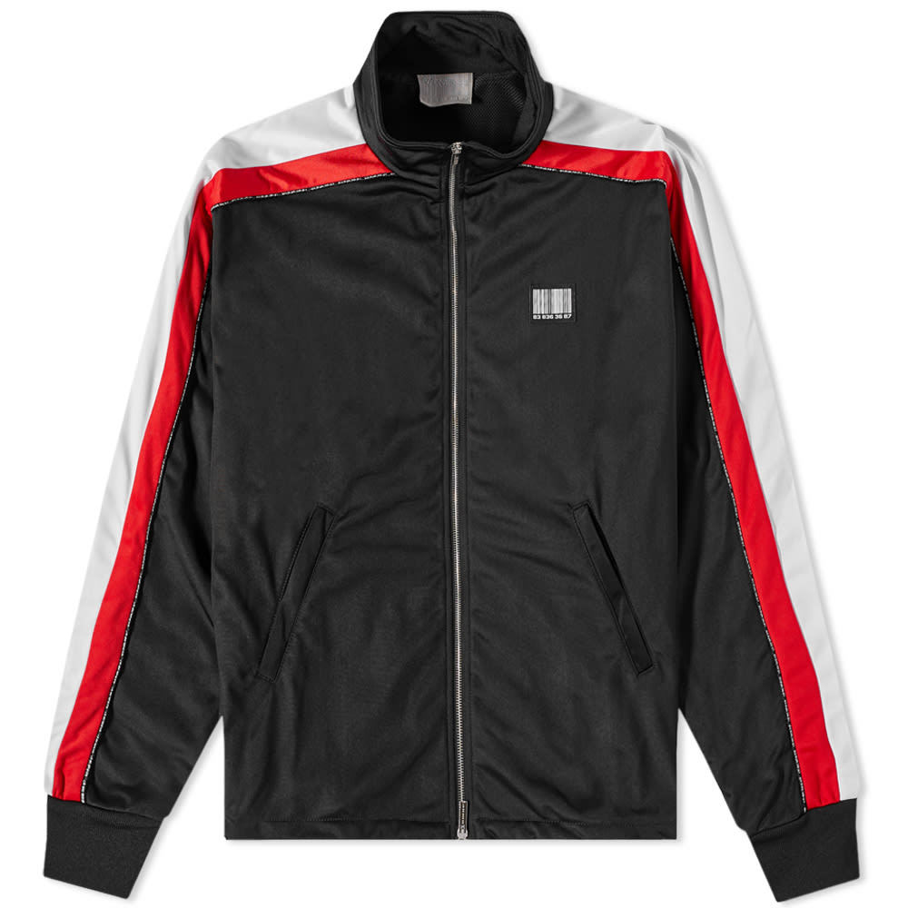 VTMNTS Side Striped Barcode Track Jacket VTMNTS