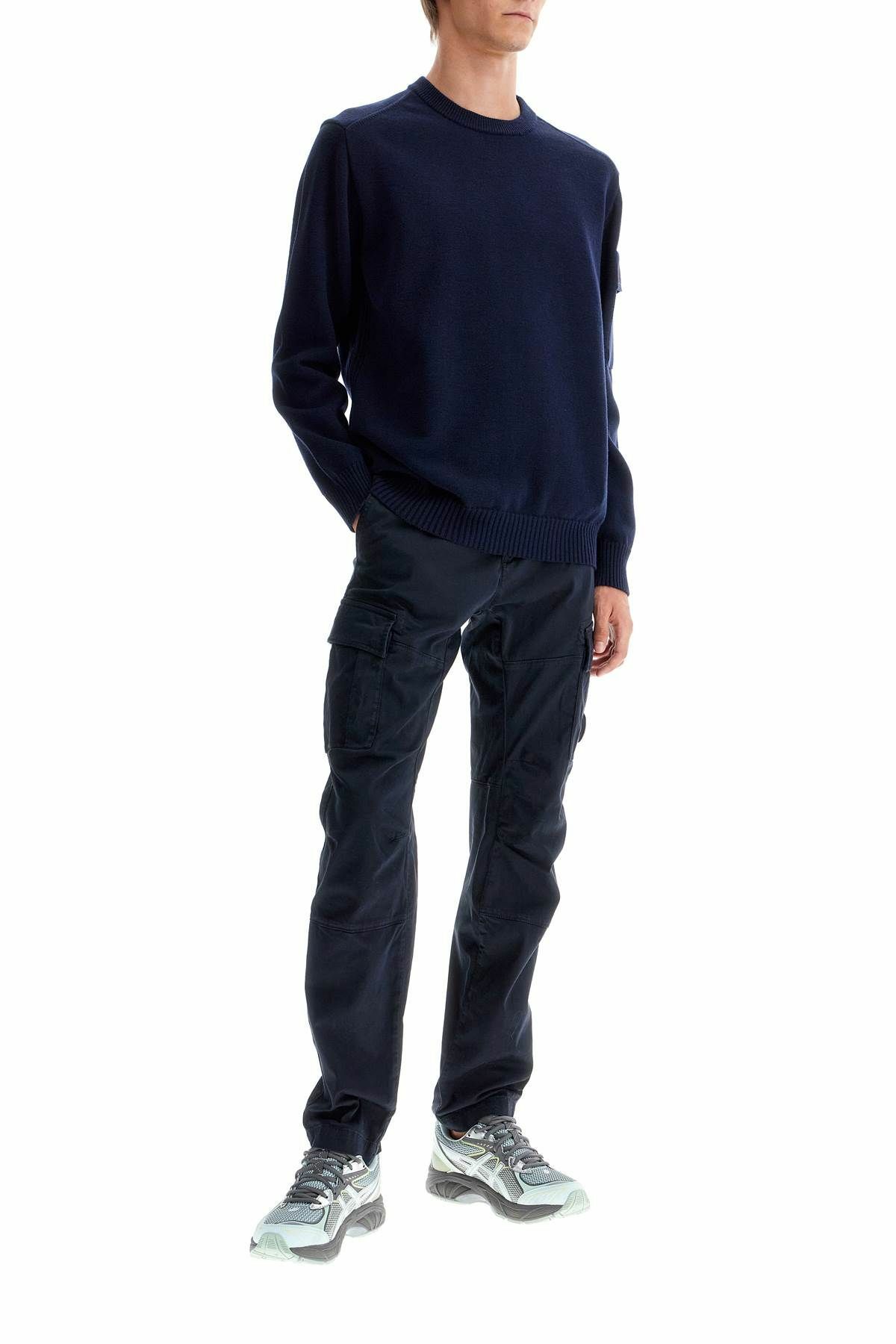 CP COMPANY merino wool pullover sweater Blue C.P. Company