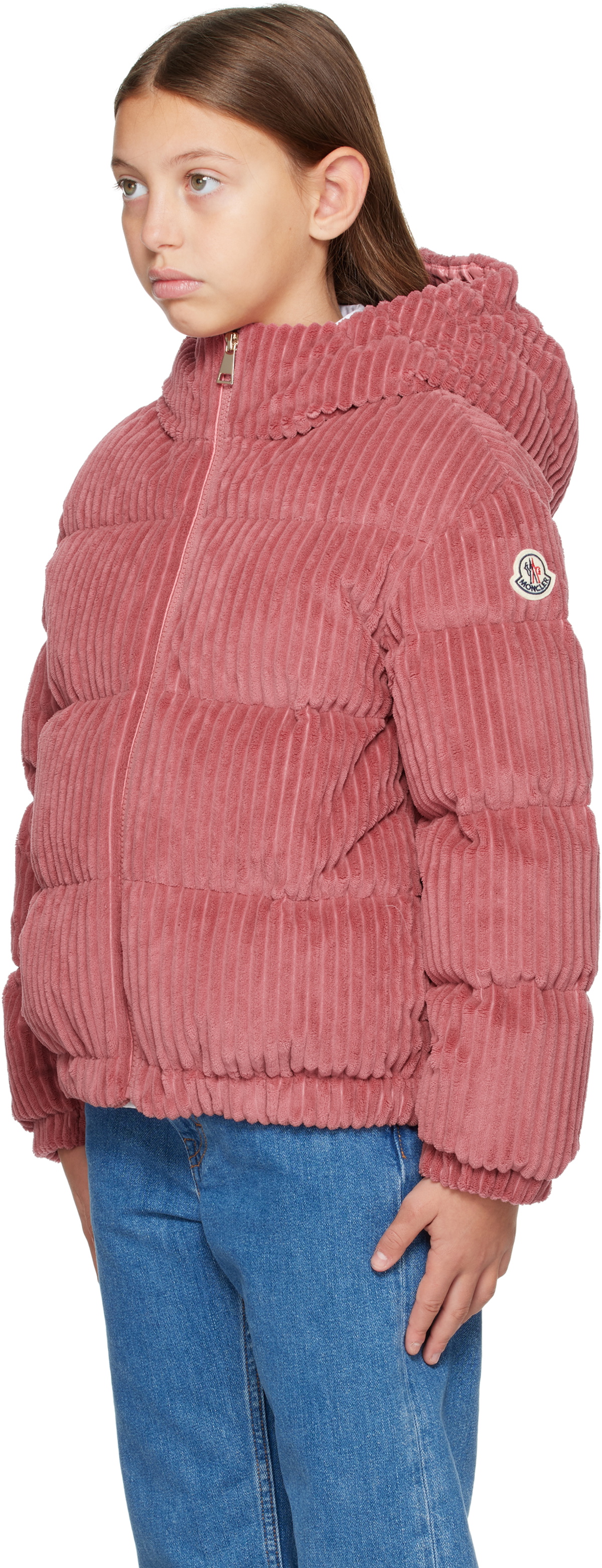 Moncler Enfant Kids Red Arline Down Jacket Moncler Enfant