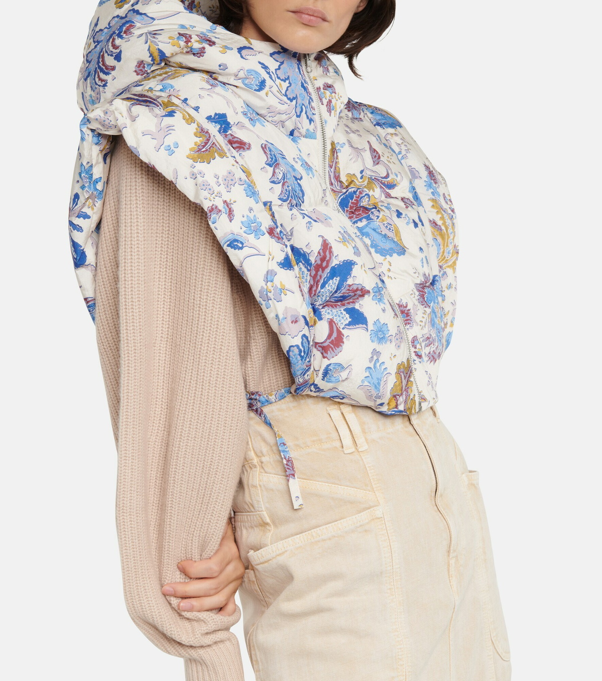 Isabel Marant - Hoodia floral padded hooded vest Isabel Marant