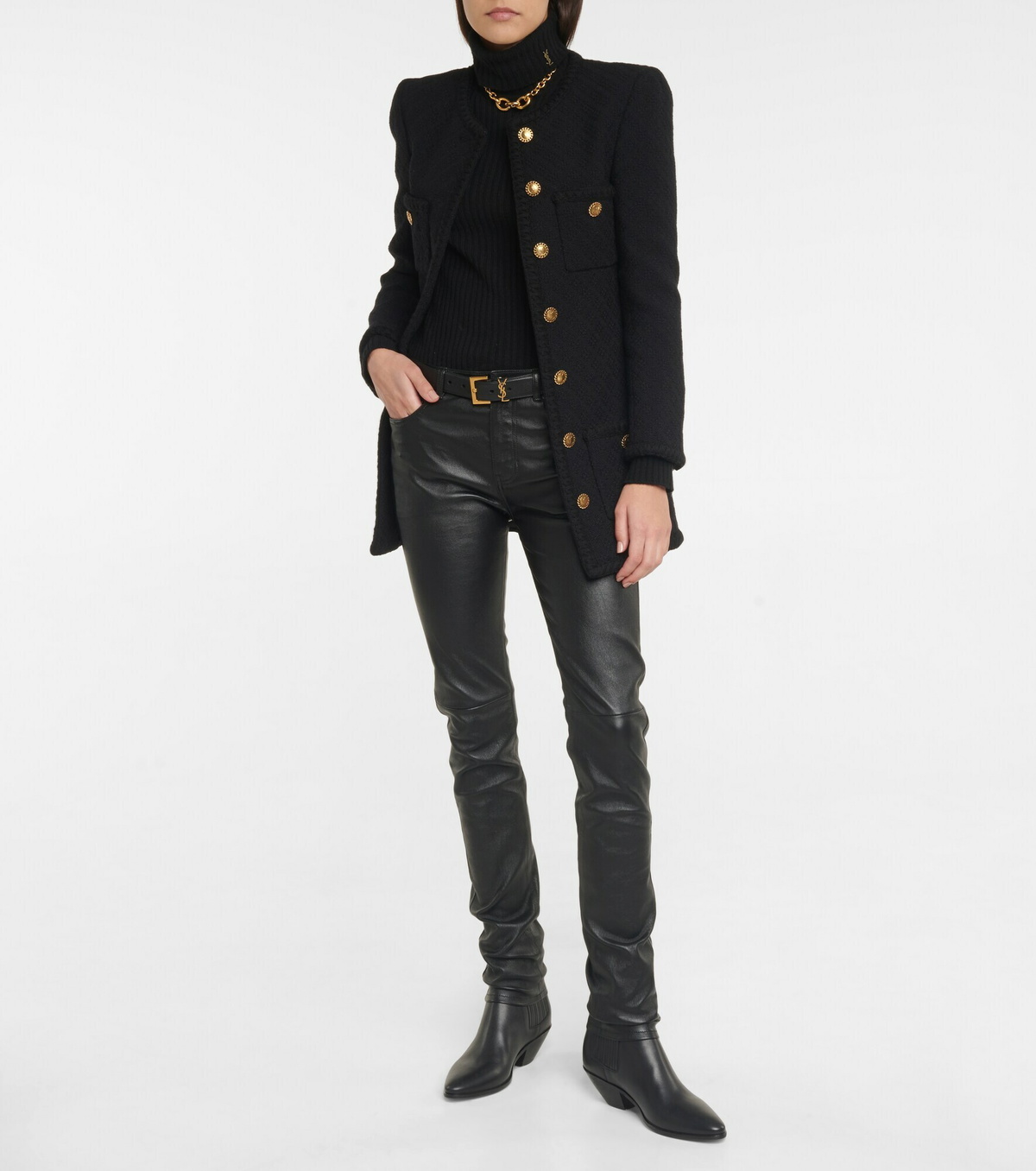 Saint Laurent - West 45 leather Chelsea boots Saint Laurent