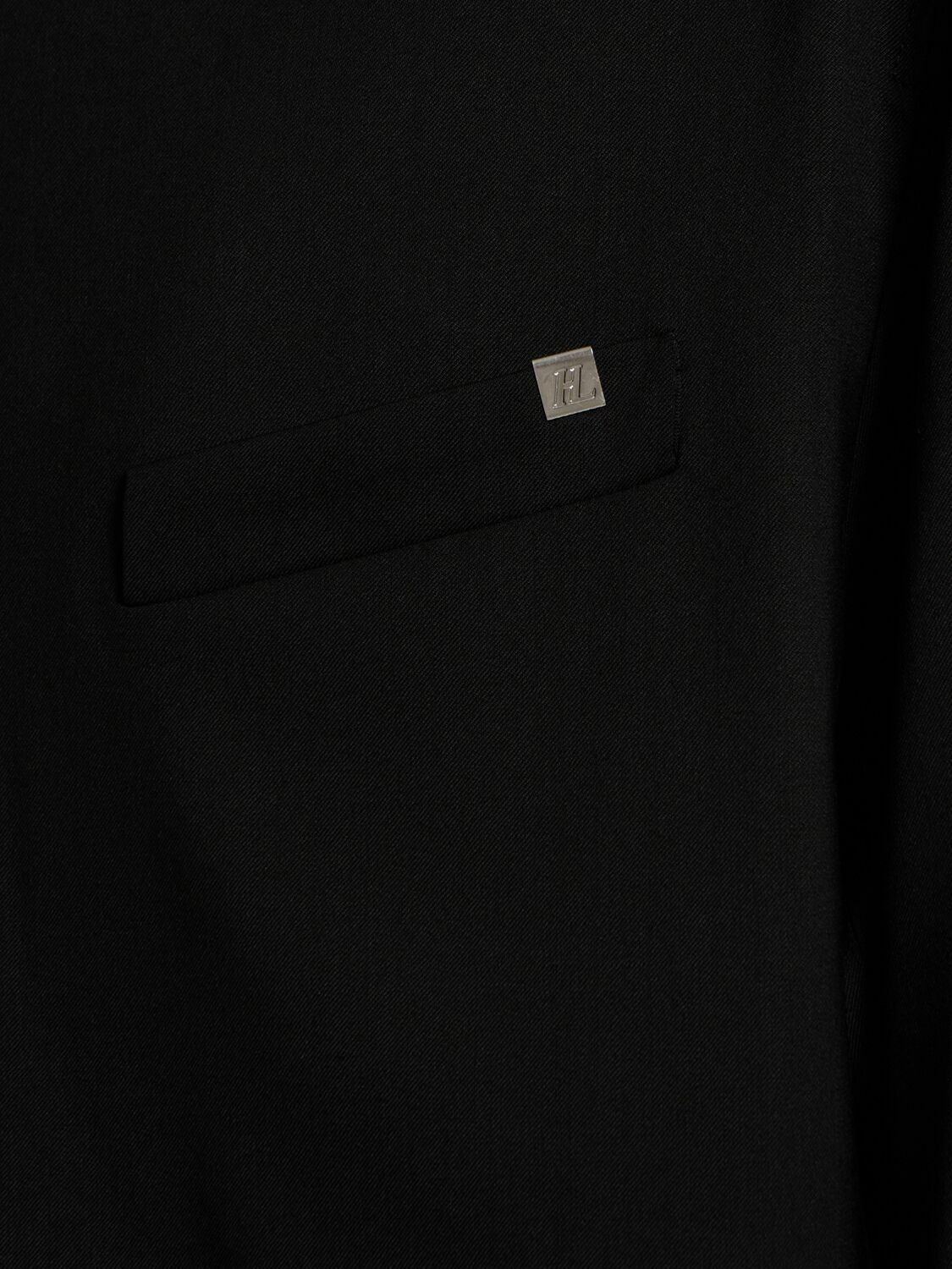HELMUT LANG Zip-up Wool Bomber Jacket Helmut Lang