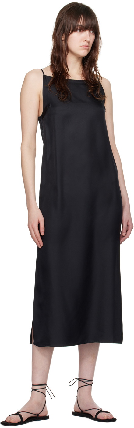 Loulou Studio Black Sulum Midi Dress Loulou Studio