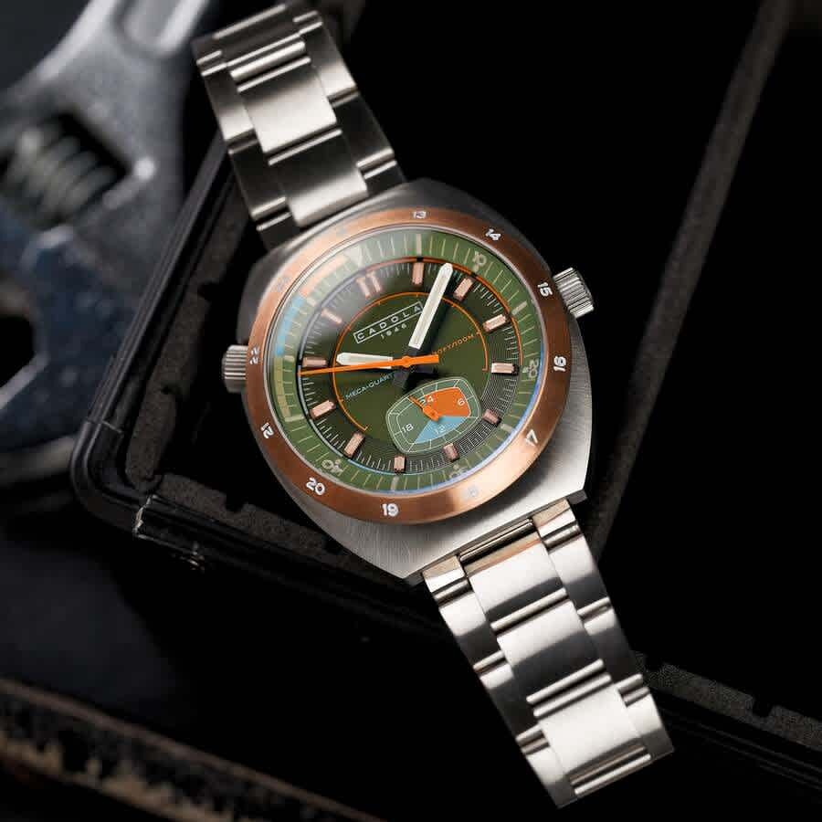 Cadola Giulia Quartz Green Dial Mens Watch CD-1052-33 Cadola