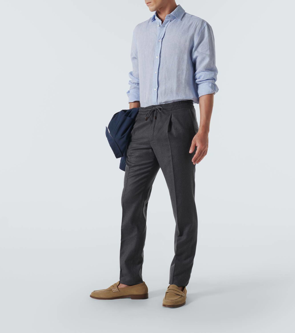 Incotex Wool tapered pants Incotex