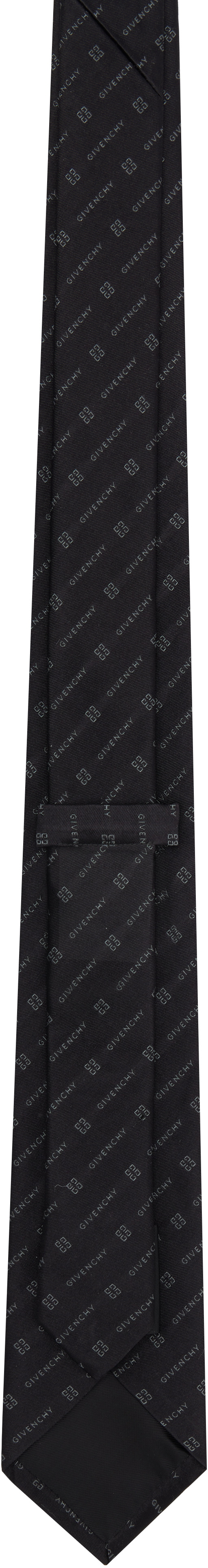 Givenchy Black 'Givenchy' 4G Silk Tie Givenchy