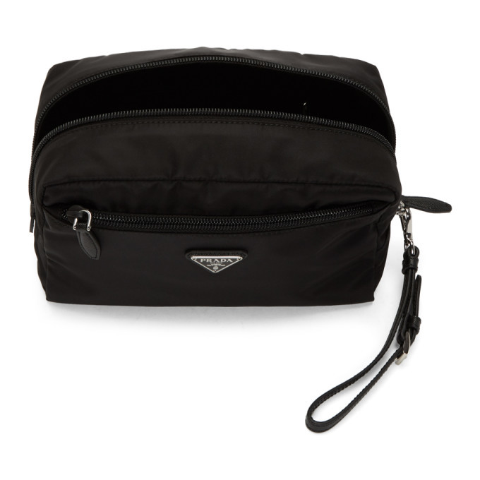 Prada Black Cosmetic Pouch Prada