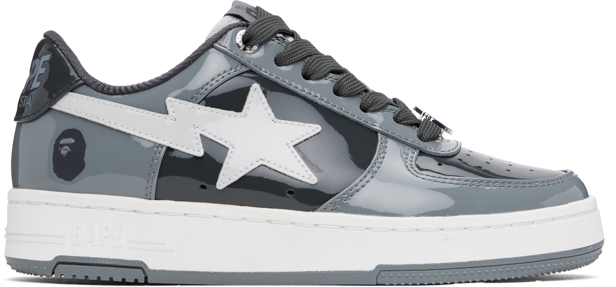 BAPE Gray 'BAPE' STA #1 Sneakers A Bathing Ape